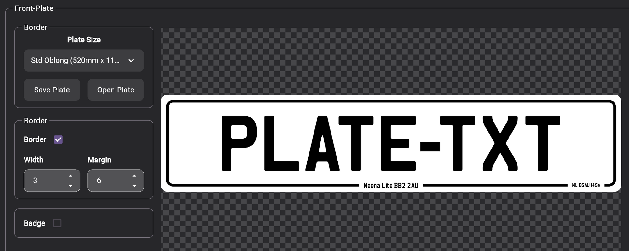 Meena Lite - Wholesale Number Plate Supplies to the Trade
